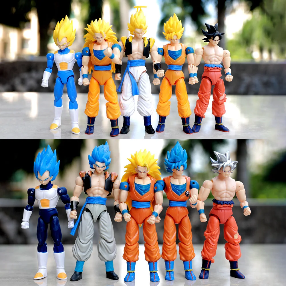 Wholesale Saiyan Gogeta Dbz Figurine 16-18cm Anime Figures Dbz Shf Pvc ...