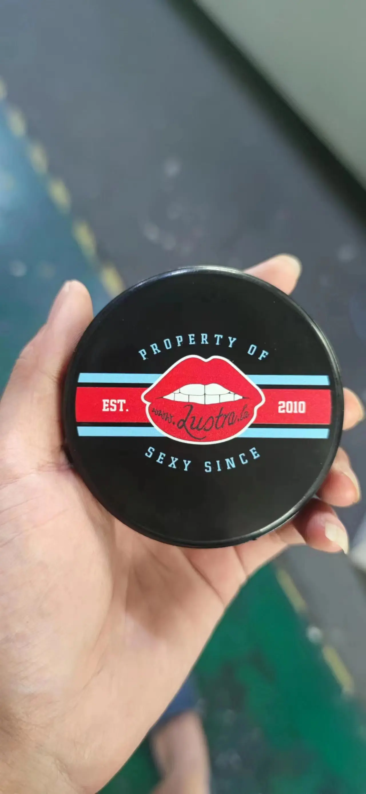 Custom Logo Soft Rubber Ice Hockey Puck - 100pcs/carton
