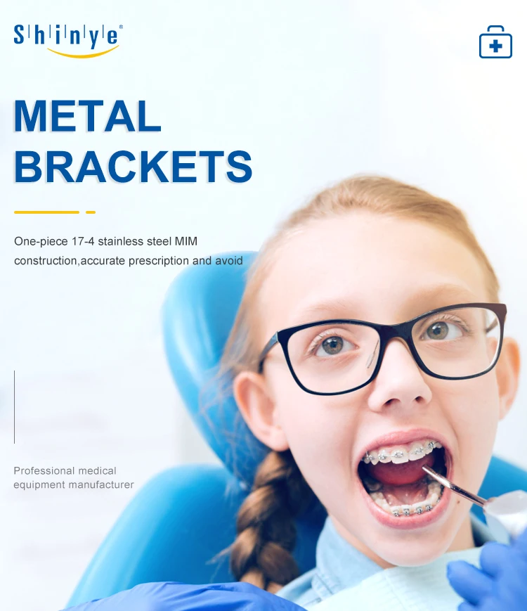 022 /018 Orthodontic Metal Mini Roth Mbt Brackets Mesh Base 3 With Hook ...