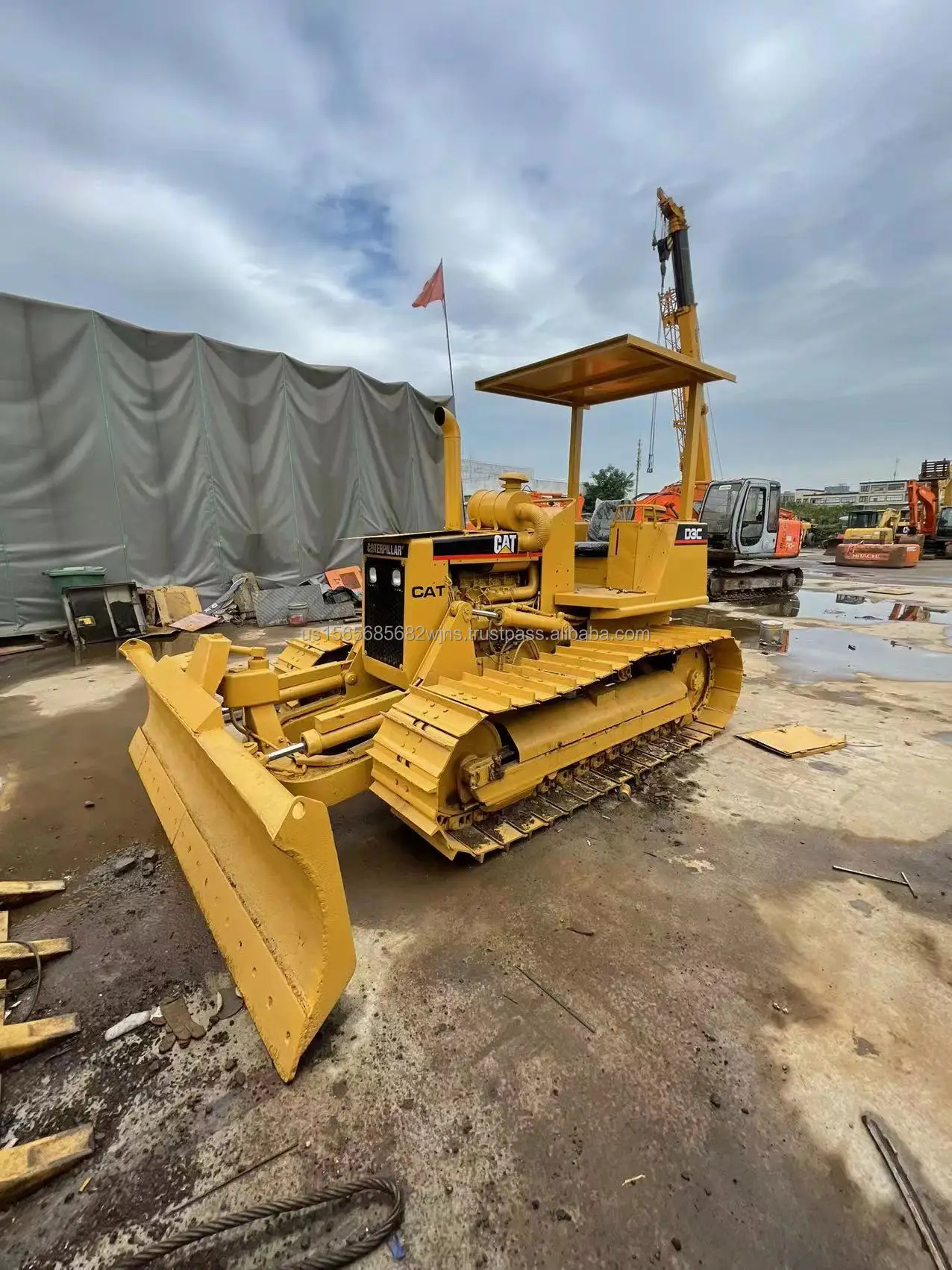 Used Cat Dozer D3c Mini Bulldozer/ Caterpillar Bulldozer D4k D5d D6m ...