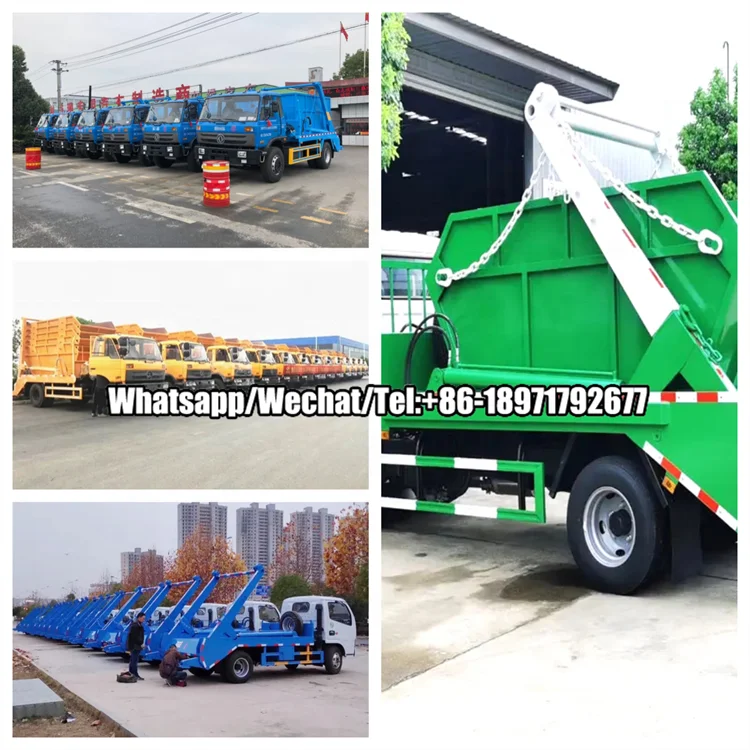 Shacman F3000 Arm Roll Skip Loader Garbage Truck - 10 Cbm