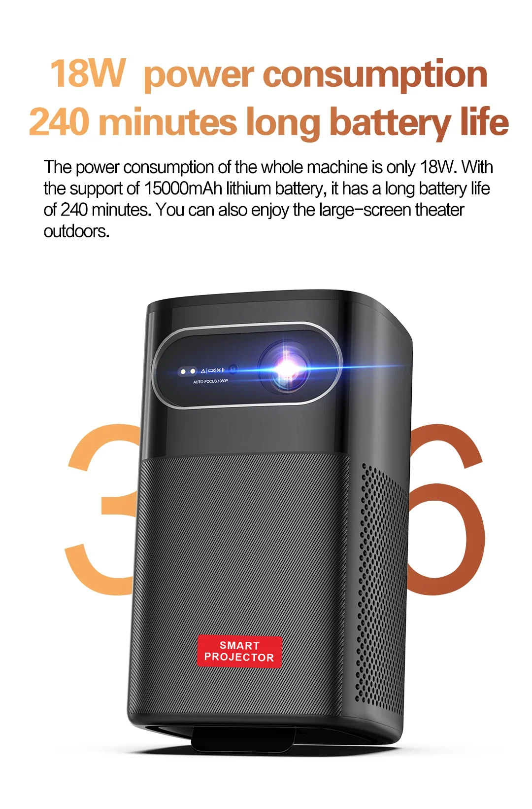 Projector Smart Portable Video Android Projetor Ultra Short Throw 4k ...