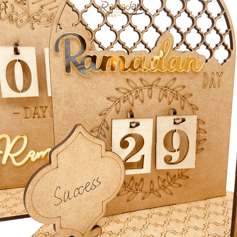 Wooden Ramadan Advent Calender - Festivals Calender 2023