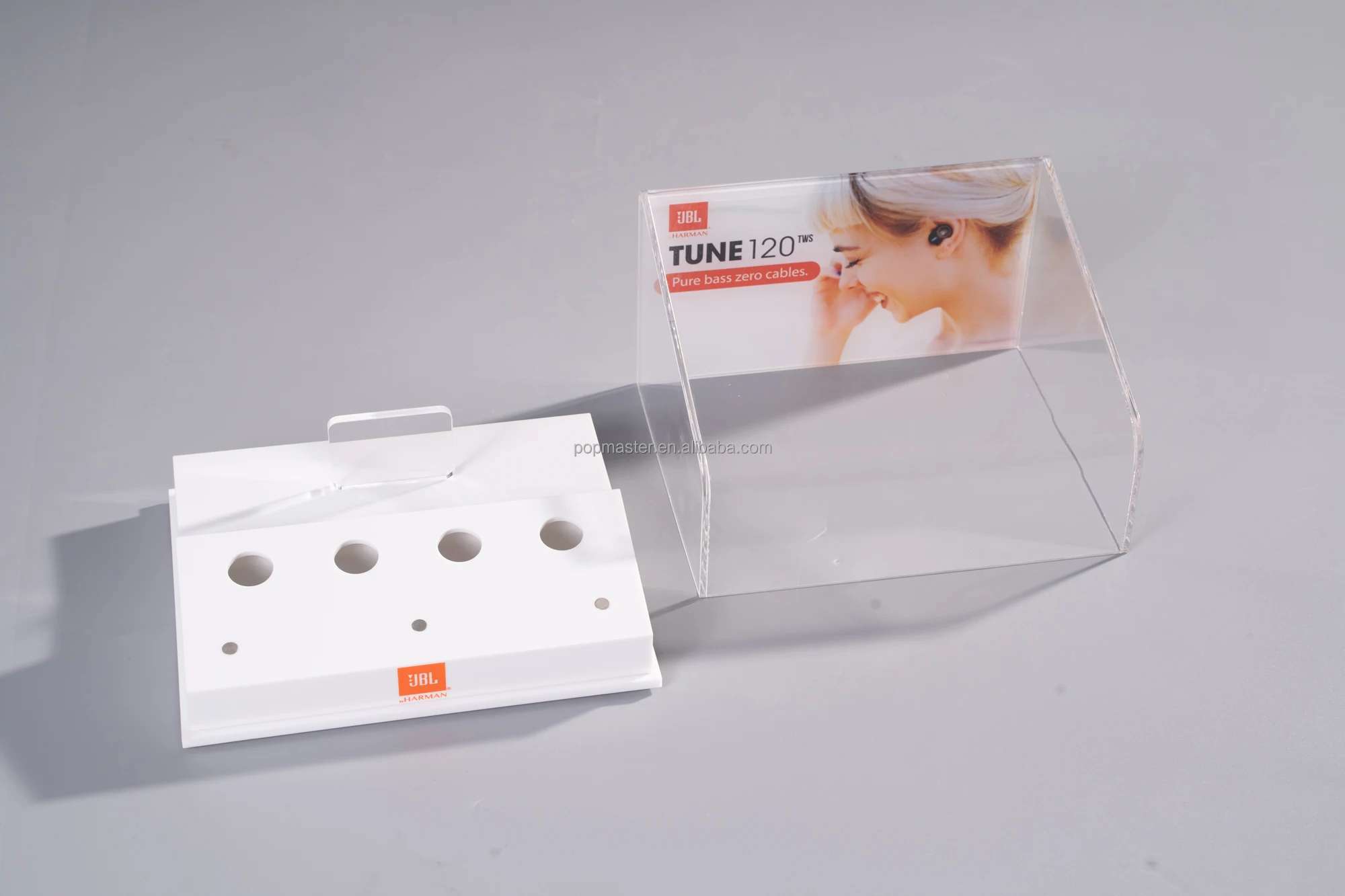 Acrylic Countertop Earbuds Display Stand Headset Earphone Acrylic ...