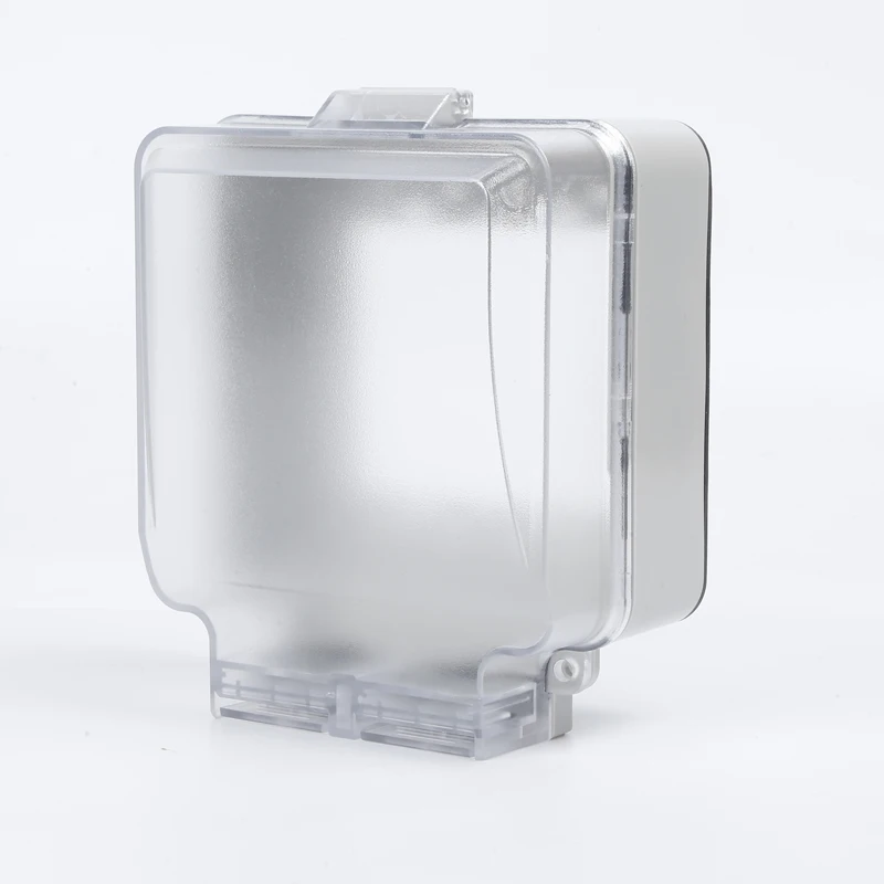 2 Gang Weatherproof 220v USA Safety GFCI Outlet 20 Amp Cover with ...