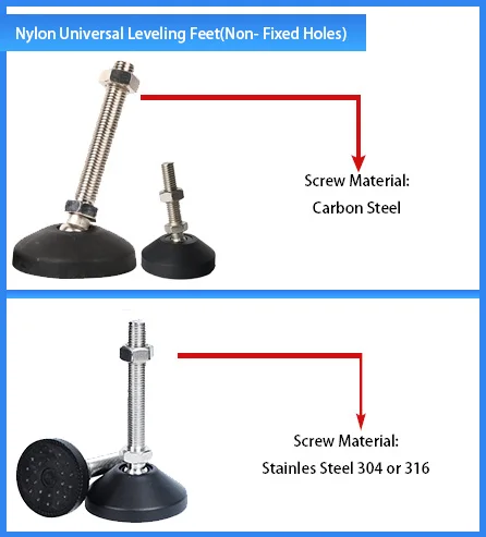 Swivel Leveling Feet Stainless Steel Adjustable Leveling Feet M6 M8 M10 ...