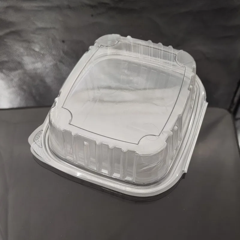 Custom Disposable Clamshell Plastic Transparent Food Packaging Cookie ...