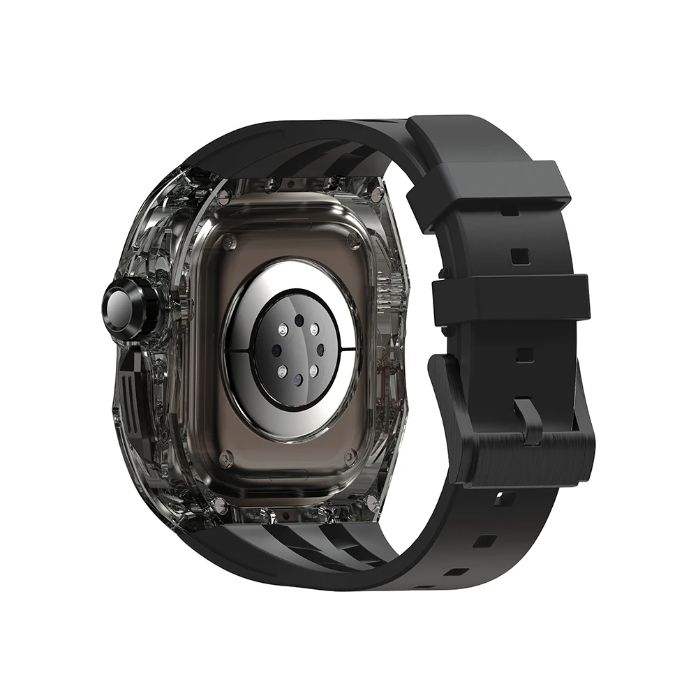 Luxury Modification Kit For Apple Watch Ultra 49mm Transparent Case For ...