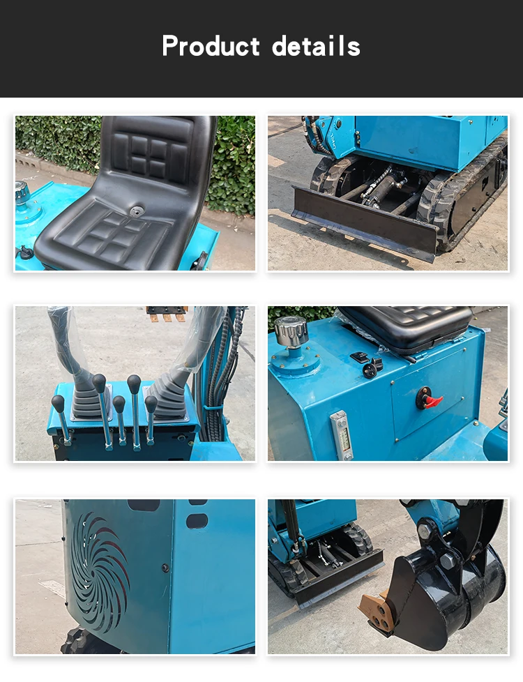 Home Use Mini Excavators 800kg 1000kg Micro Digger Excavator Kv10 With ...