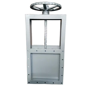 Manual Handwheel Slide Gate Valve For Powder Solid Particle - Buy ...