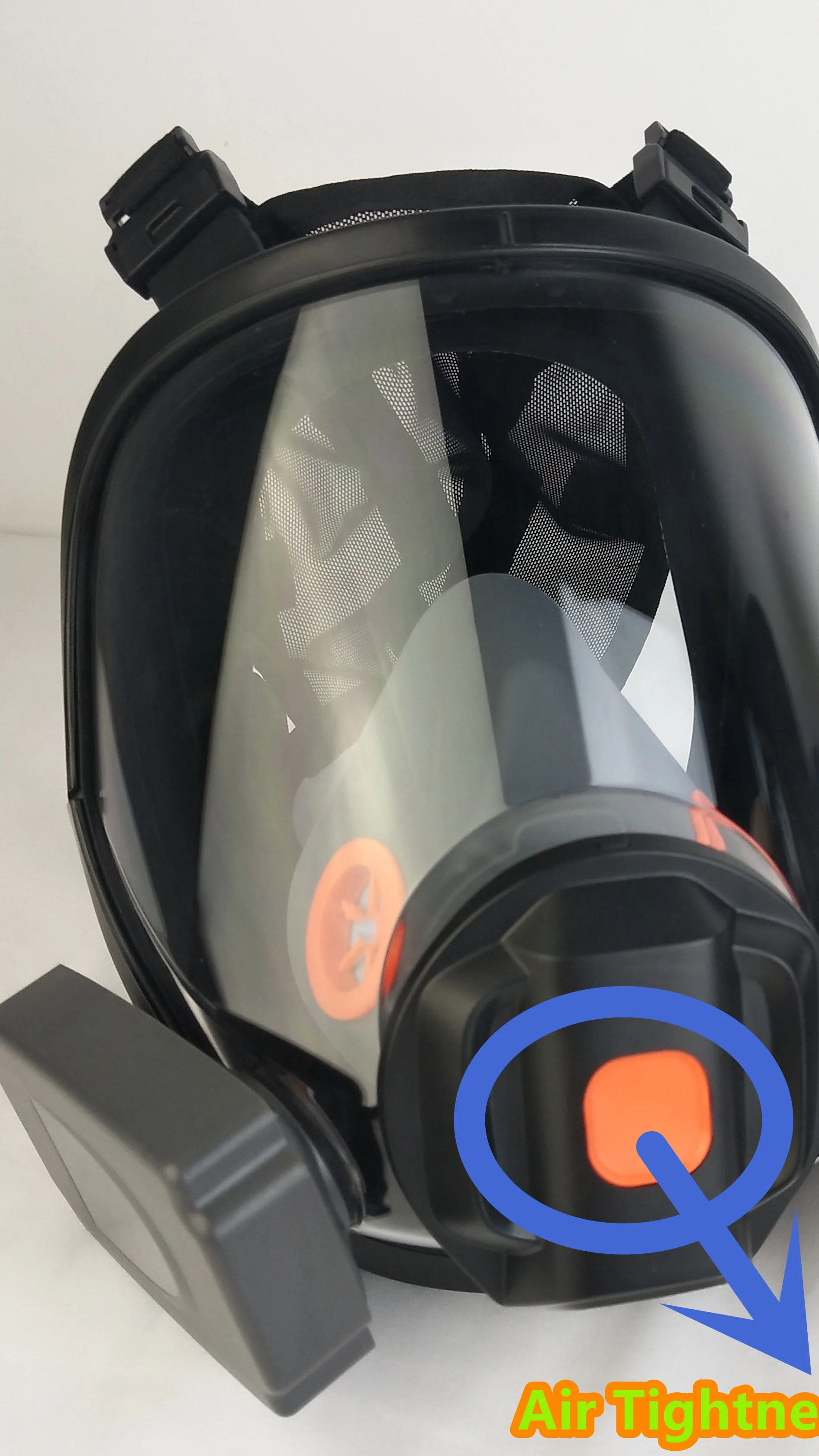 Full Facepieces Mask Silicone Ce En136 Approved Gas Respirator Double ...