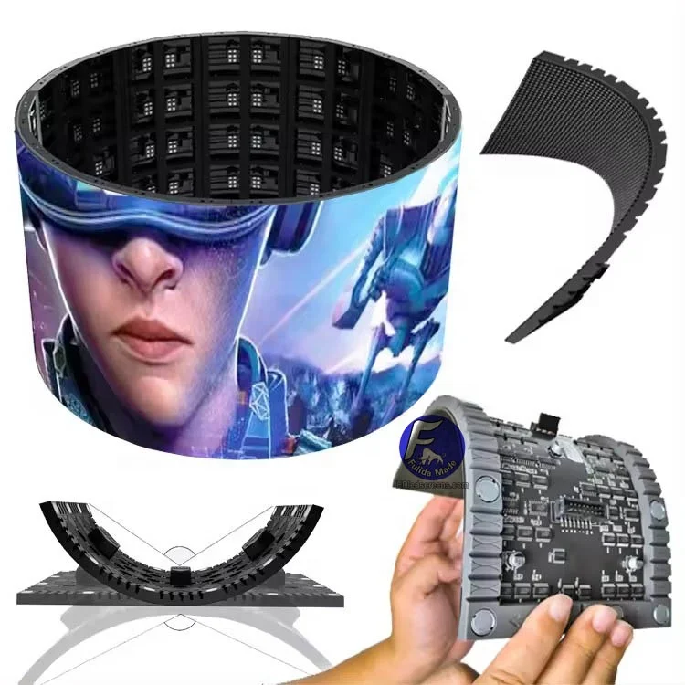 Interactive LED Time Tunnel - Flexible HD Display Technology