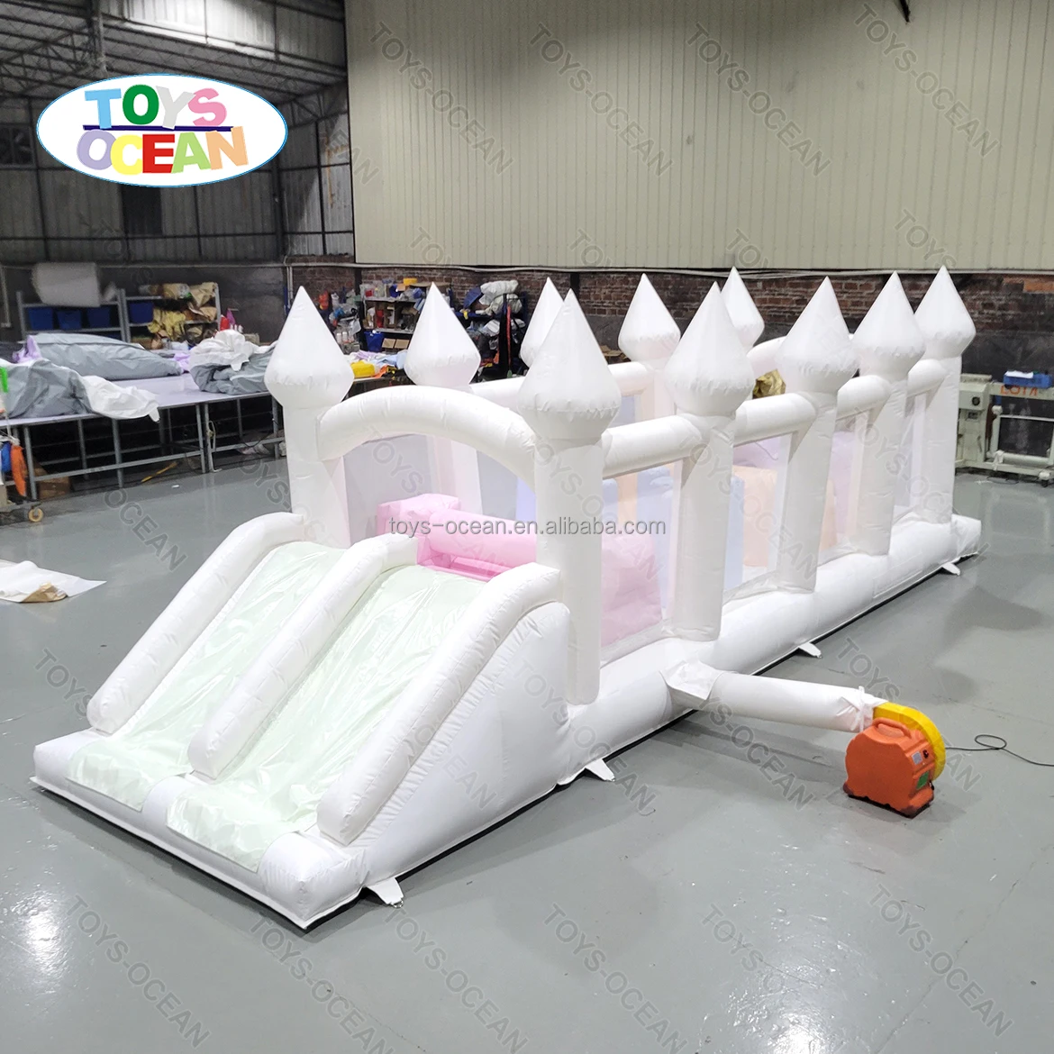 Customized PVC Soft Play Party Equipment Mini Playground White ...
