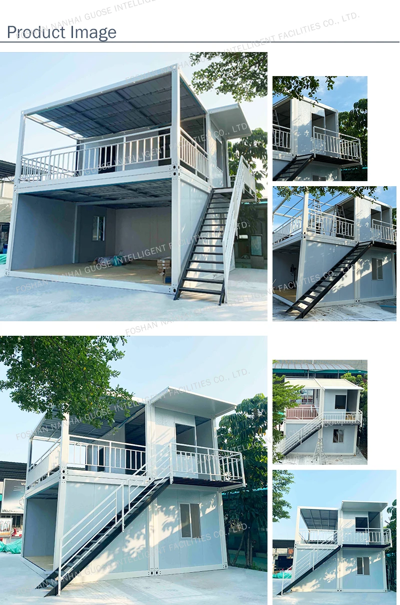 Modern Design Small Modular Wooden Cladding House Prefab House Villa