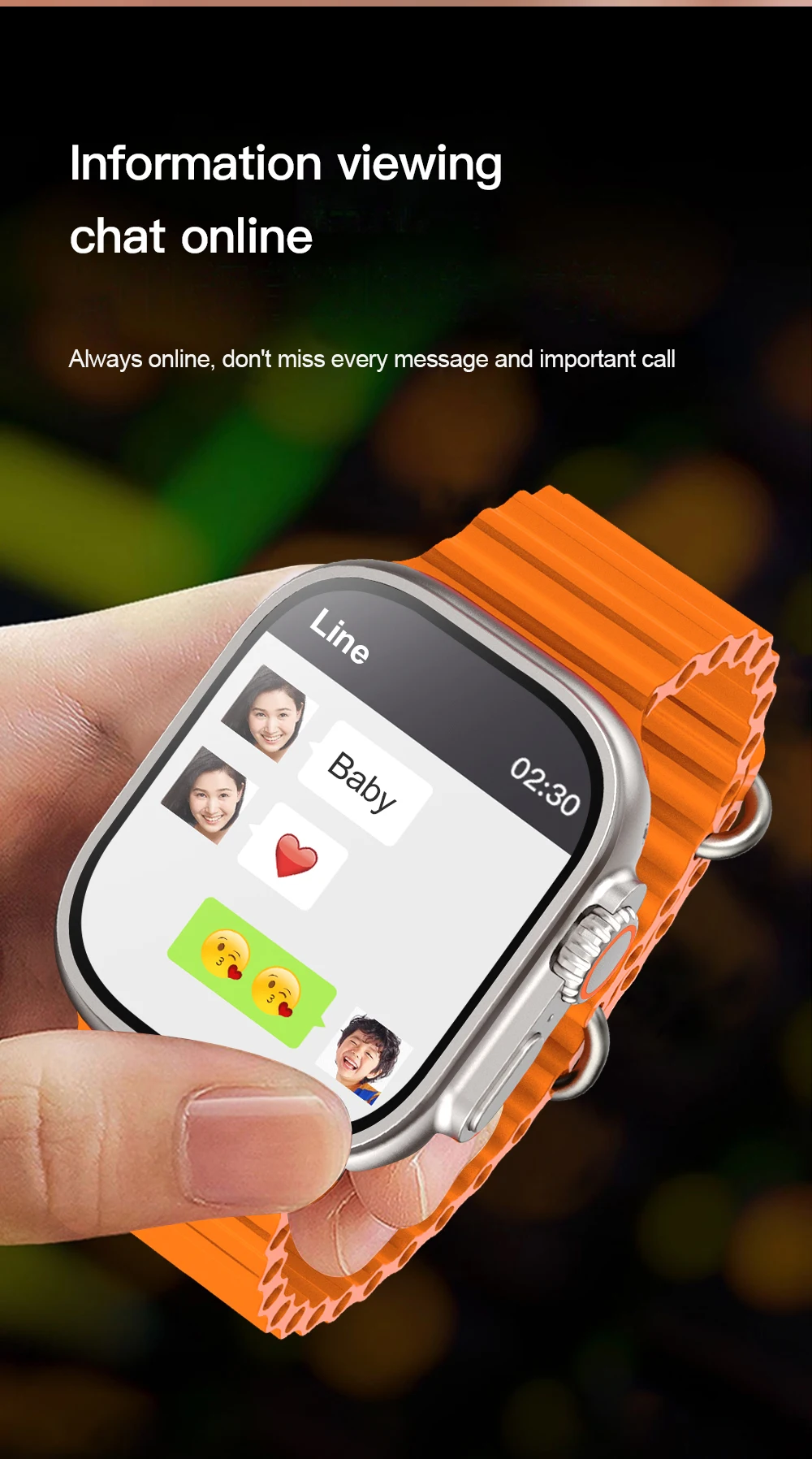 2023 Newest Sim Smart Watch Sim Card 4g Karta Watch Ultra Phone With ...
