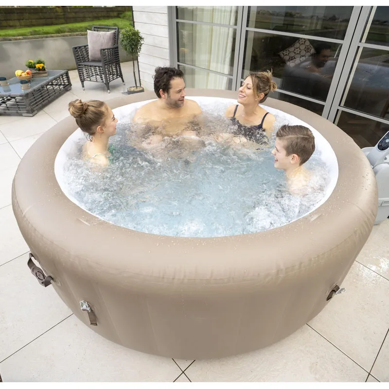 Bestway 60017 Palm Springs Hydro Jet Outdoor Mini Swimming Pool Spa ...