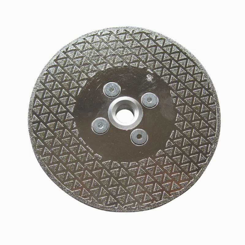 Double Side Triangle Shape Blade Granite Marble Diamond Cutting and ...