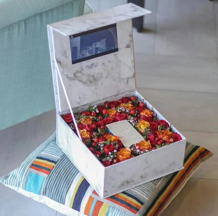 Customized 7 Inch LCD Video Box - Perfect for Weddings & Gifts