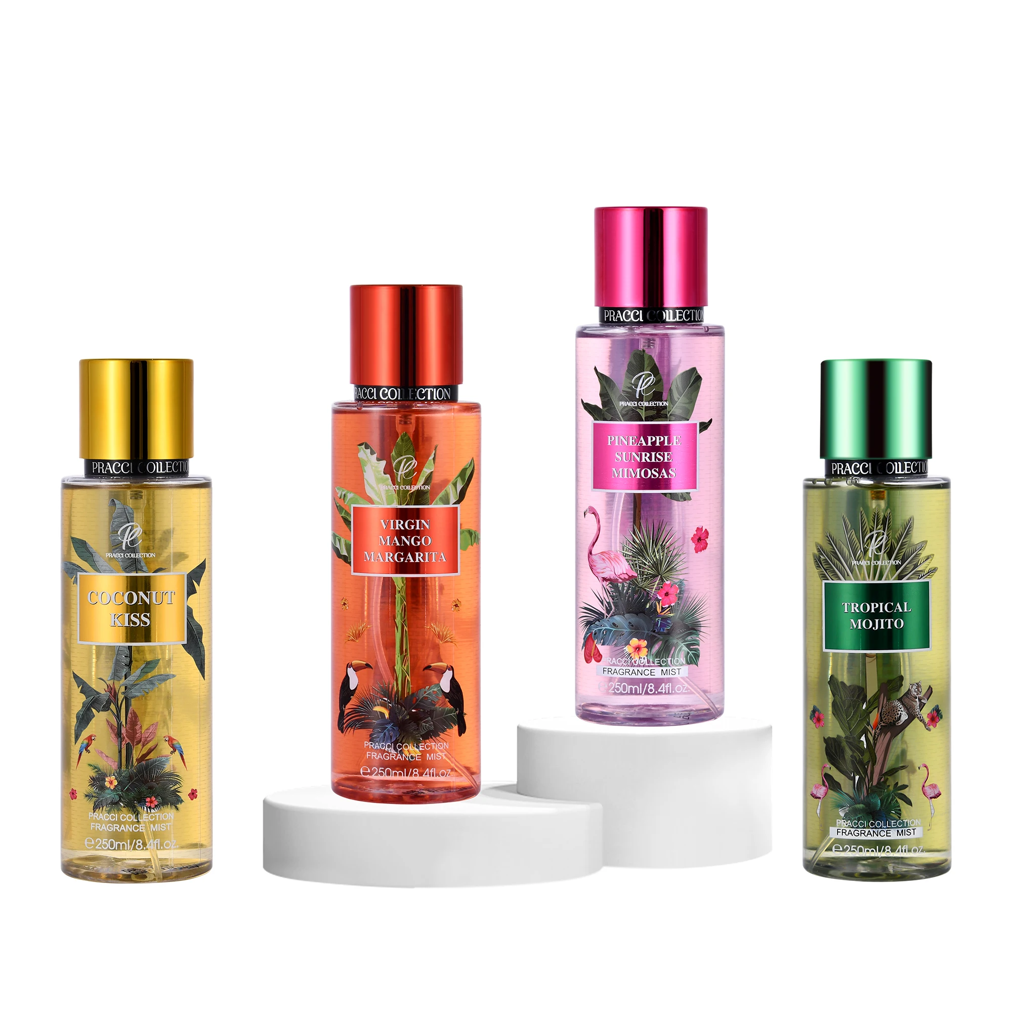 Customizable 250ml Body Mist Collection - Long Lasting Floral Perfume ...