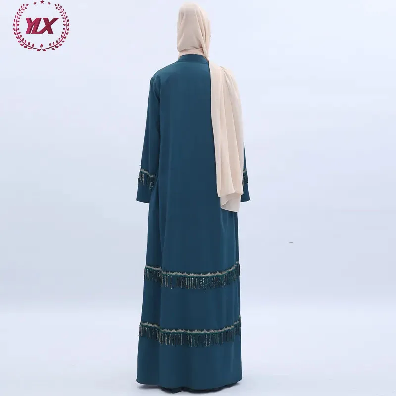 2023 Factory Direct Sale Abaya Embroidery Designs Silk Fabric Elegant ...