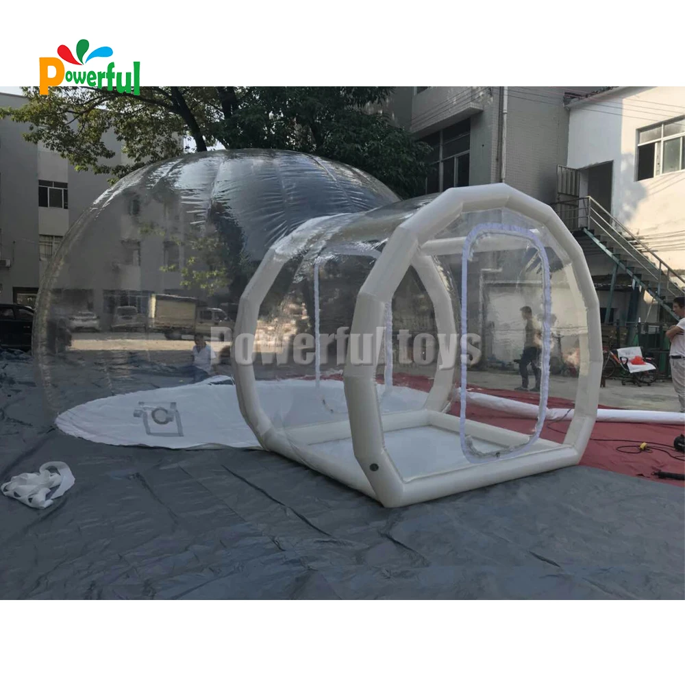 Glamping Outdoor Bubble Tent House Inflatable Transparent Bubble Tent ...