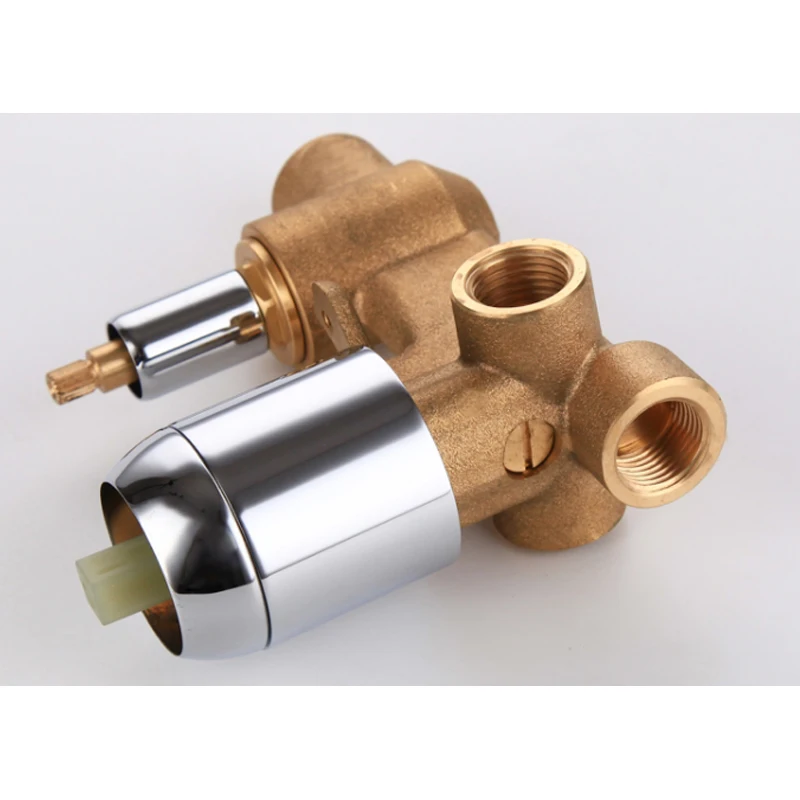 3 Way Concealed Diverter Shower Mixer Valve Faucet Bathroom Shower ...