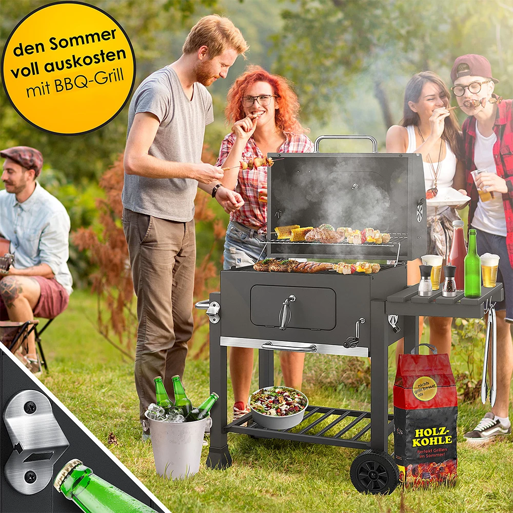 Classical Barbeque Luxury Heavy Duty Charcoal Grill Bbq For Indoor ...