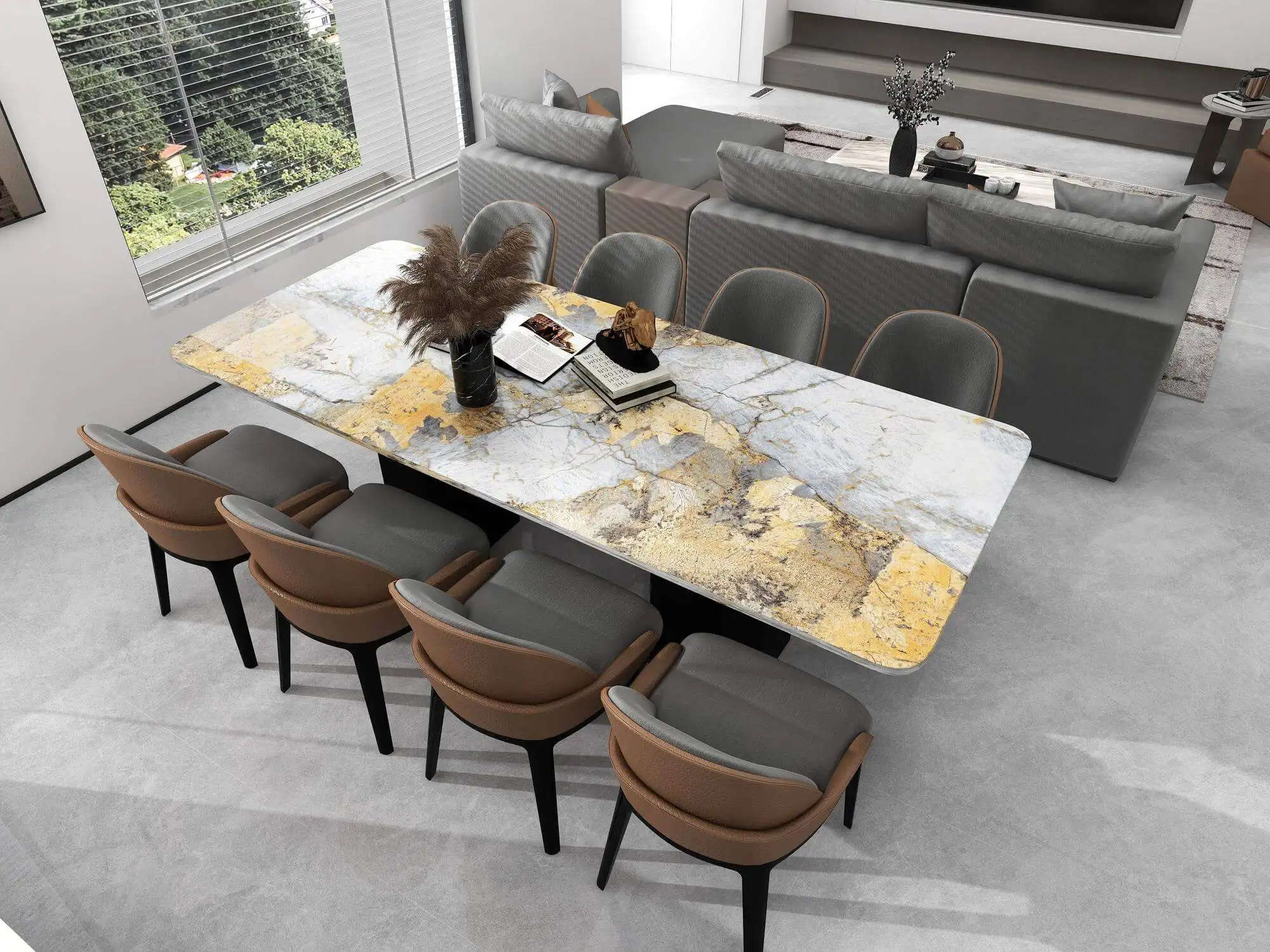 Shangri-la Pandora Sintered Slabs-Customizable Big Slab for Kitchen ...