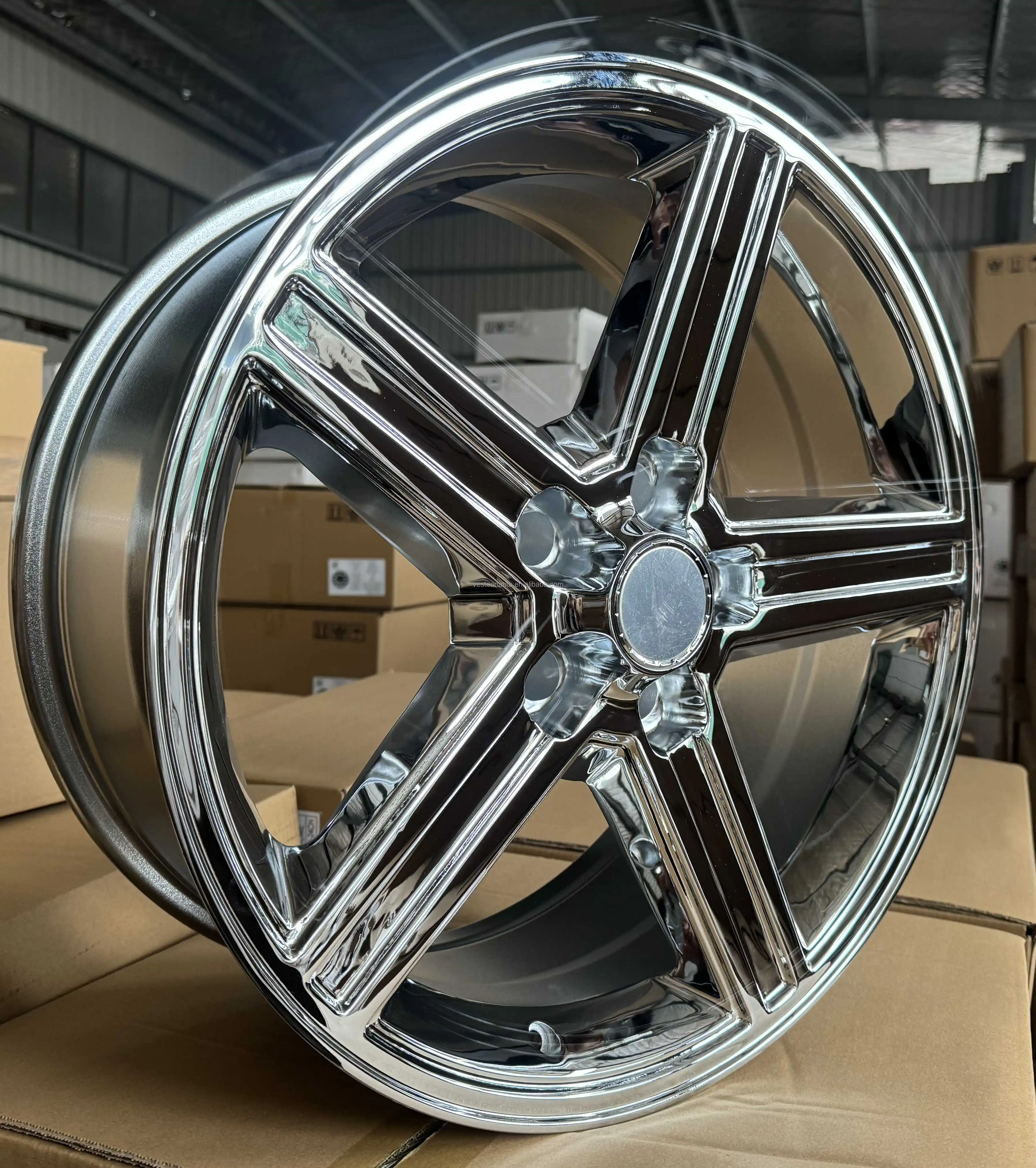 22" Iroc Wheels Chrome Rims - Durable Alloy Wheels