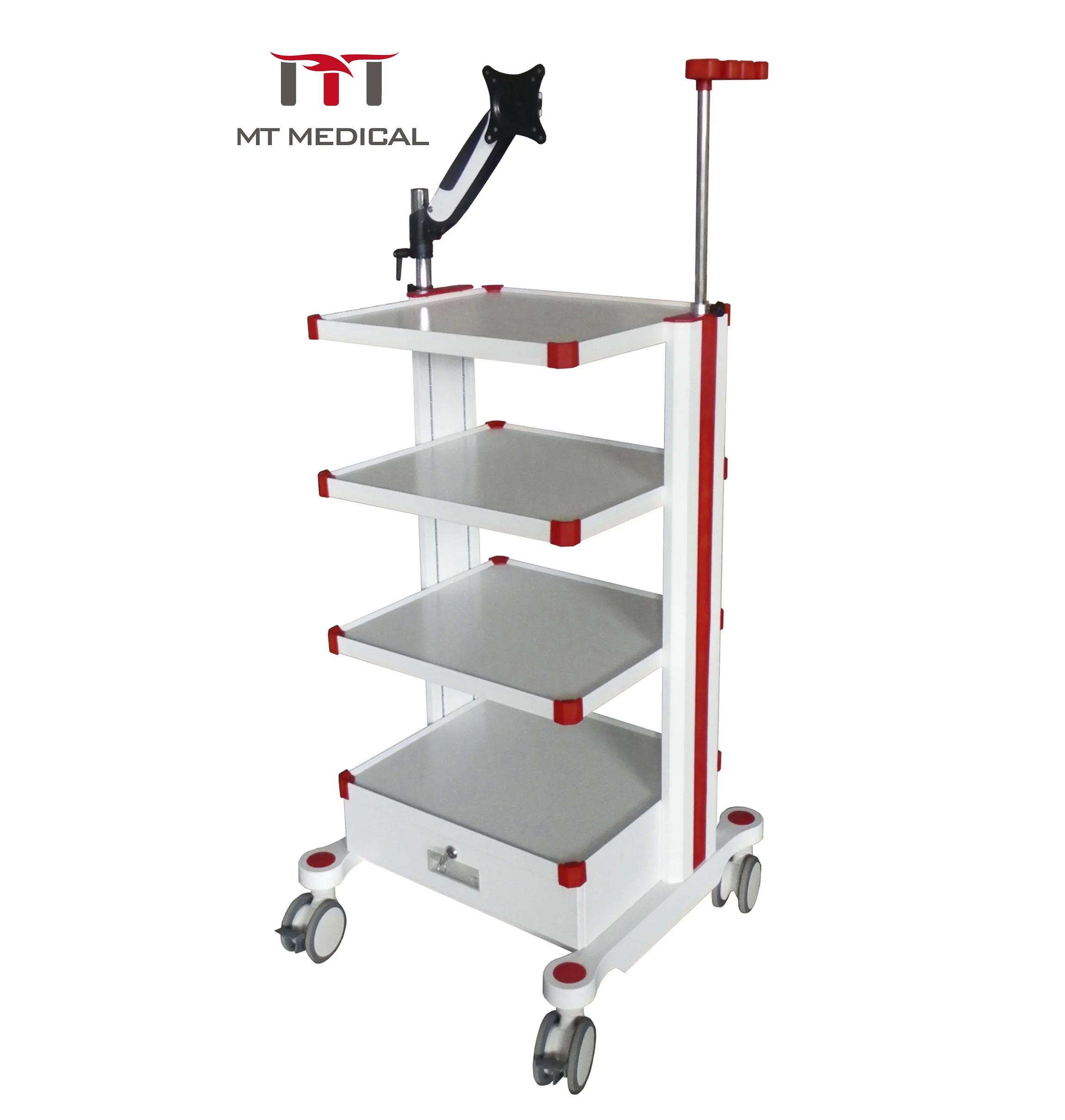 MT MEDICAL Laparoscopy Tower Endoscopic Cart Medical Instrument Monitor ...