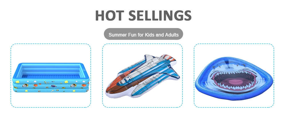 Custom Large Pool Float Inflatable Lounge Chair Blue Inflatable Pool ...