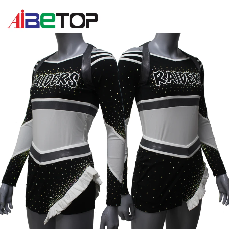 High School Sublimation Logo Competition Cheerleading Uniform Custom ...