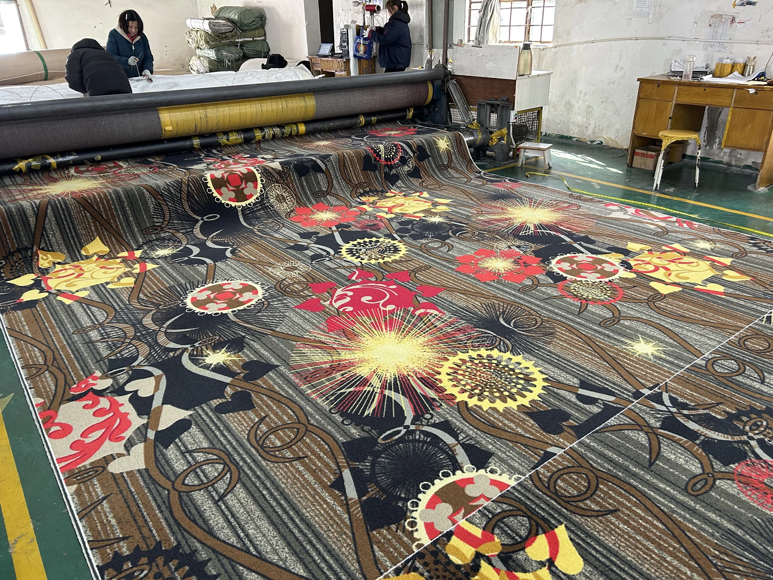 Custom Casino Carpet - Axminster Carpet with Jute Backing