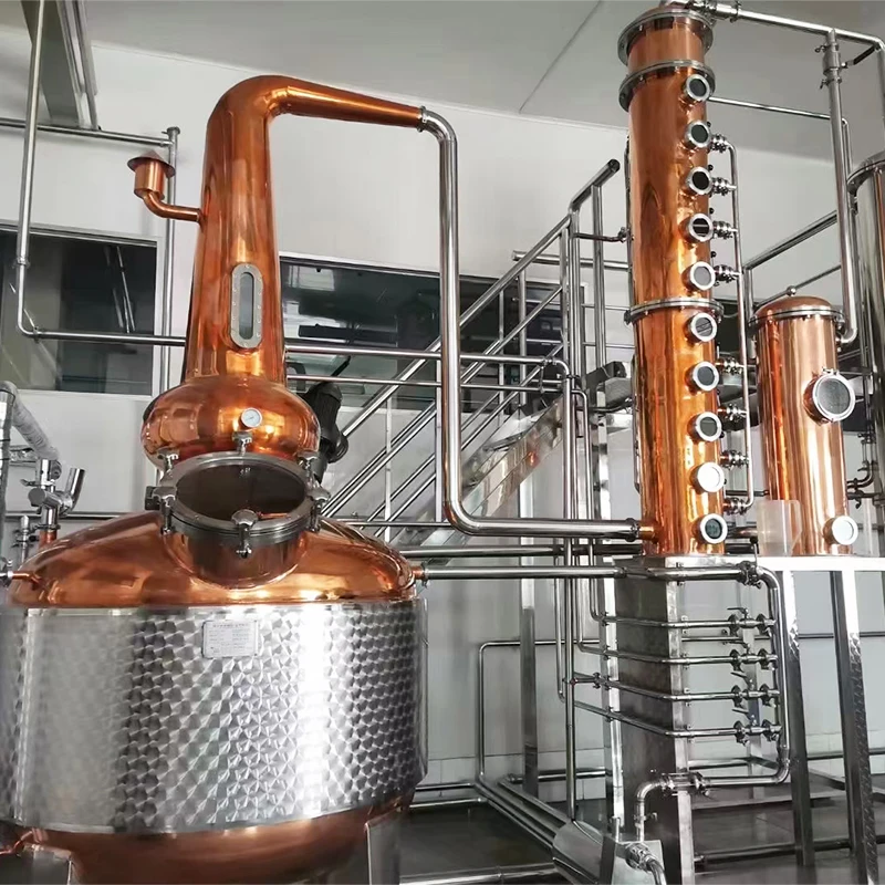 1000 Liter High Spirits Distillation Column Alcohol Distillery ...