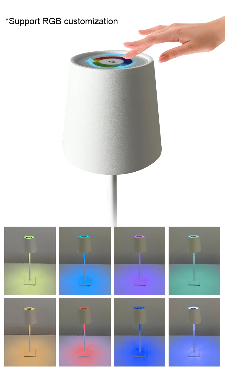 Lampade Da Tavolo Led Tischleuchte Usb Rechargeable Touch Table Top ...
