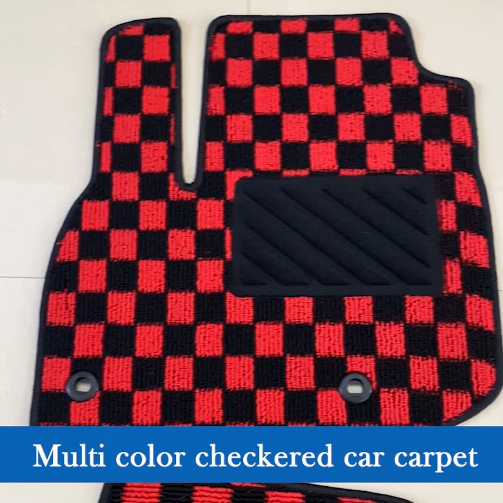 Checkered Floor Mats Car at Zoe Mehaffey blog