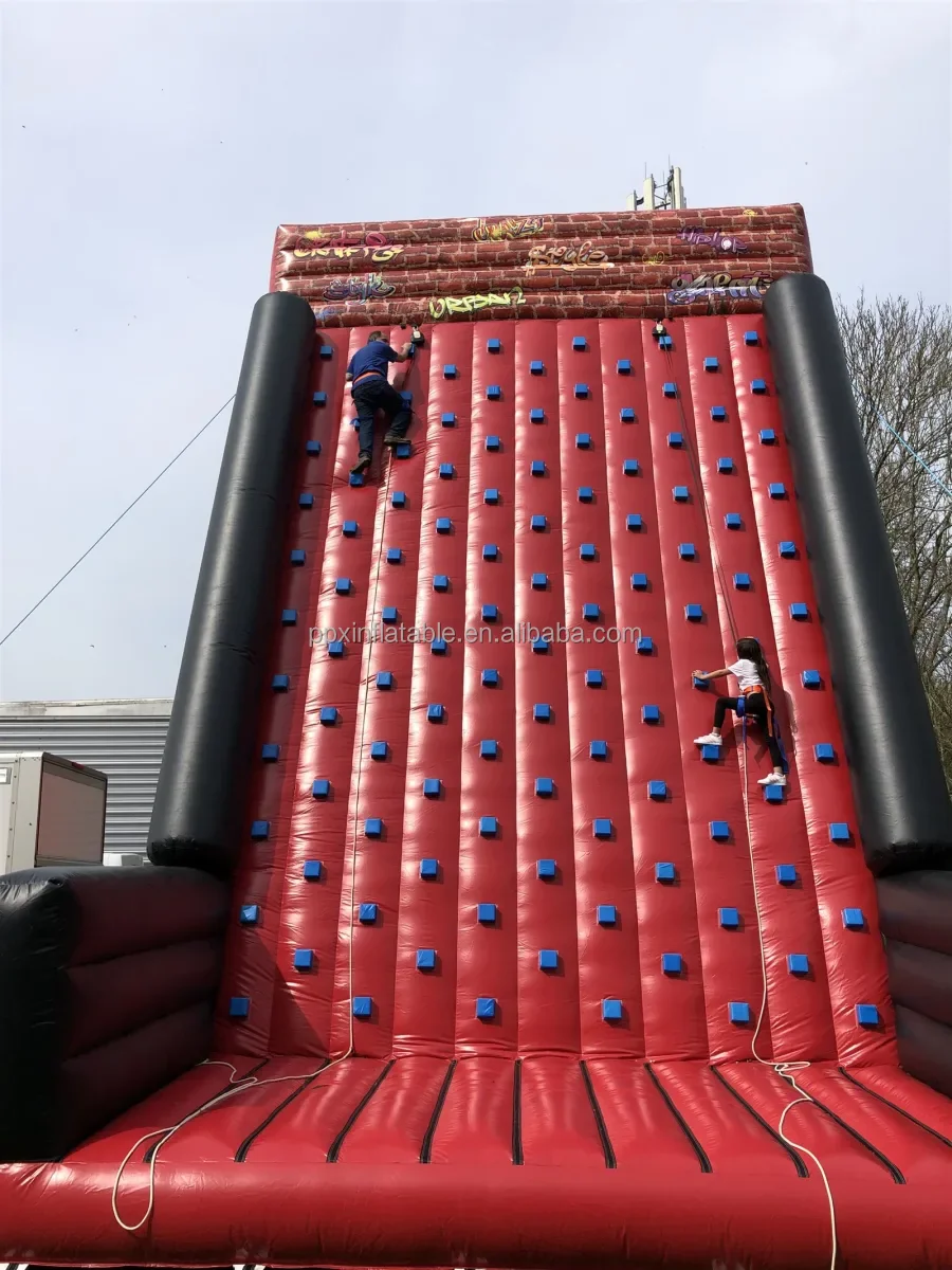 Amusement Park Games Inflatable Climber Bouncy Game Inflatable Rock ...