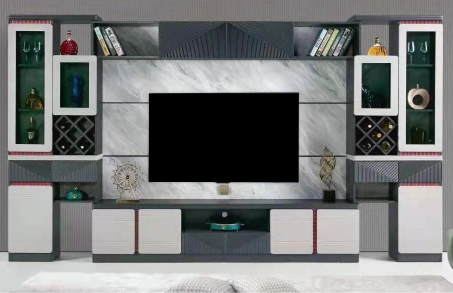 Modern Design Multi-function Retractable Tv Cabinet For Apartment And ...