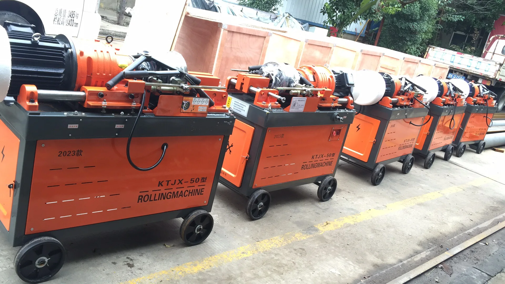 Rebar Thread Roller - Efficient Reinforcing Steel Bar Machine