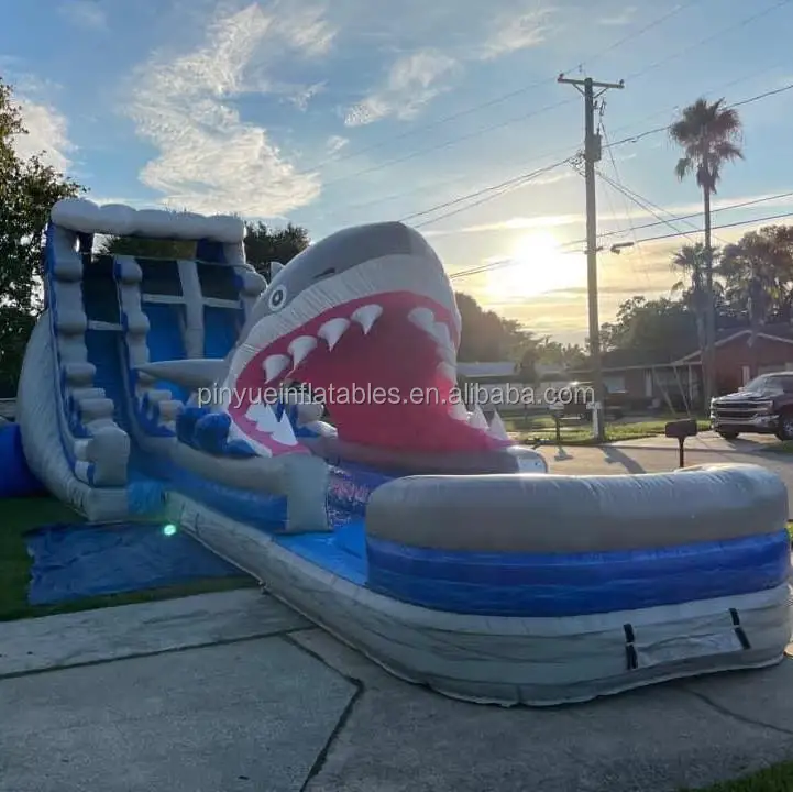 Commercial Shark Attack Inflatable Slide - Adult Size