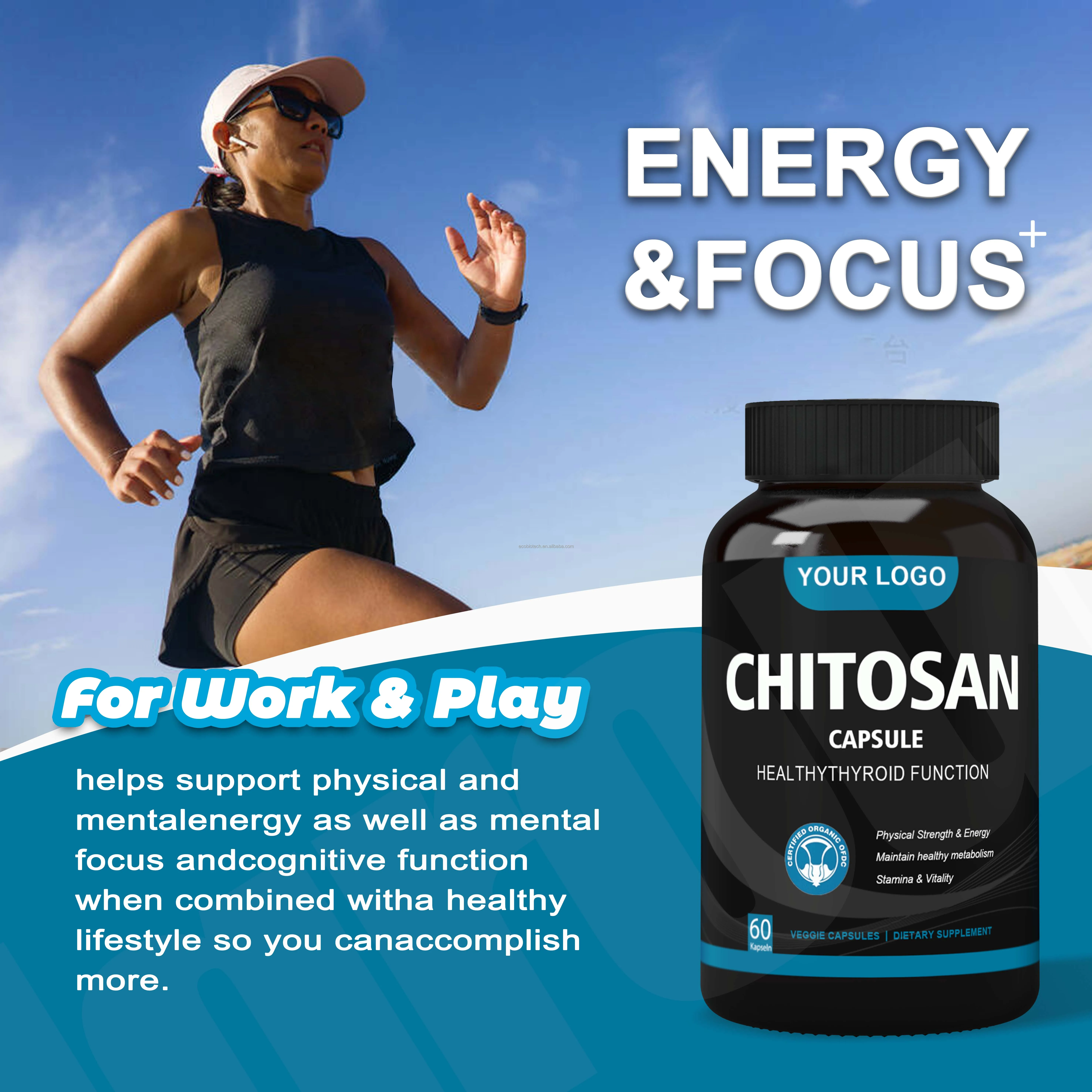 Chitosan Hard Capsule Vegan 1000mg - Improve Immunity