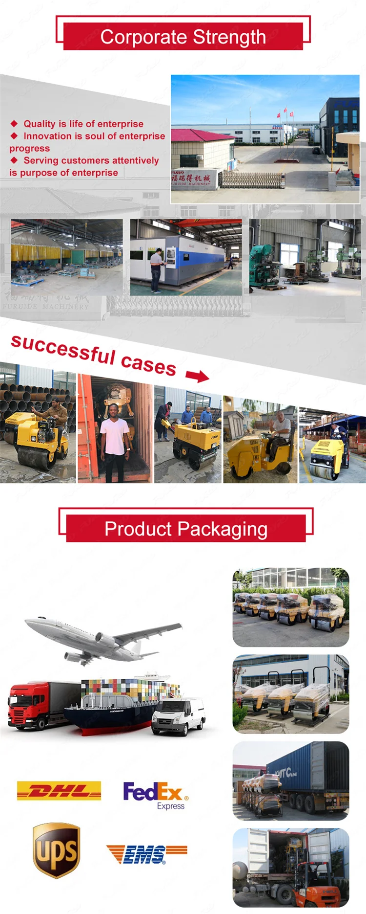 8 Ton Compactor Vibratory Roller Wheel Compactor Ride On Vibratory ...