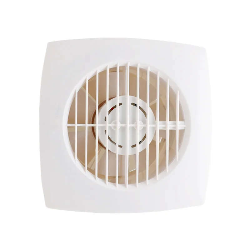 Quiet 4 Inch Abs Plastic Ventilation Fan With Led Light Wall Mounted ...