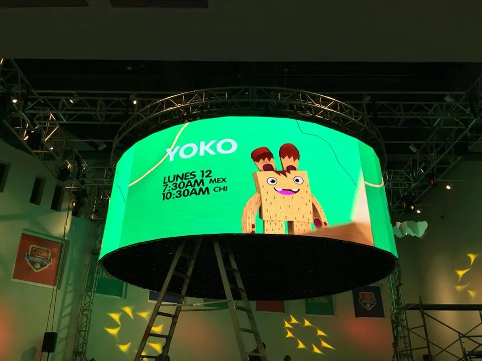 Indoor Curved Led Video Wall Panel P4.81 Rental Led Screen Display ...