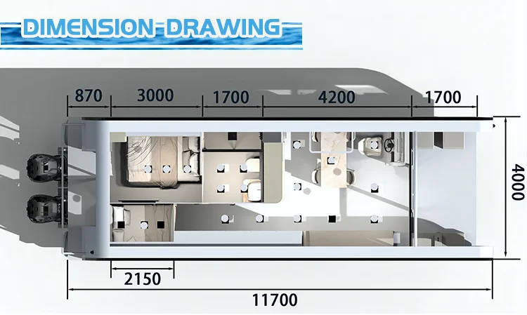 Tiny Cheap Steel Large Pyramid Yacht House Small Houseboats Boathouse ...