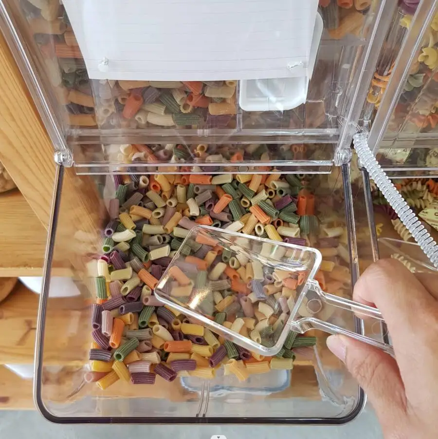 ECOBOX Bulk Candy Scoop Bin - Clear Plastic Storage Box