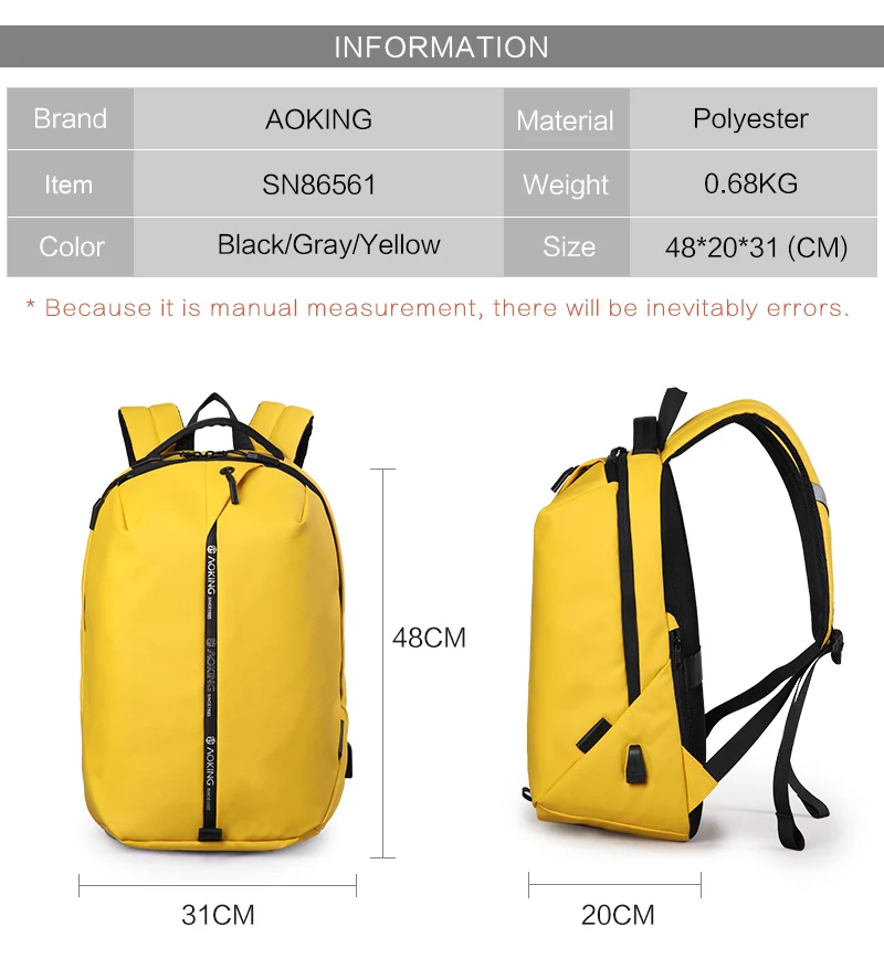 Aoking Manufacturer Office Laptop Computer Backpack High Quality Custom ...
