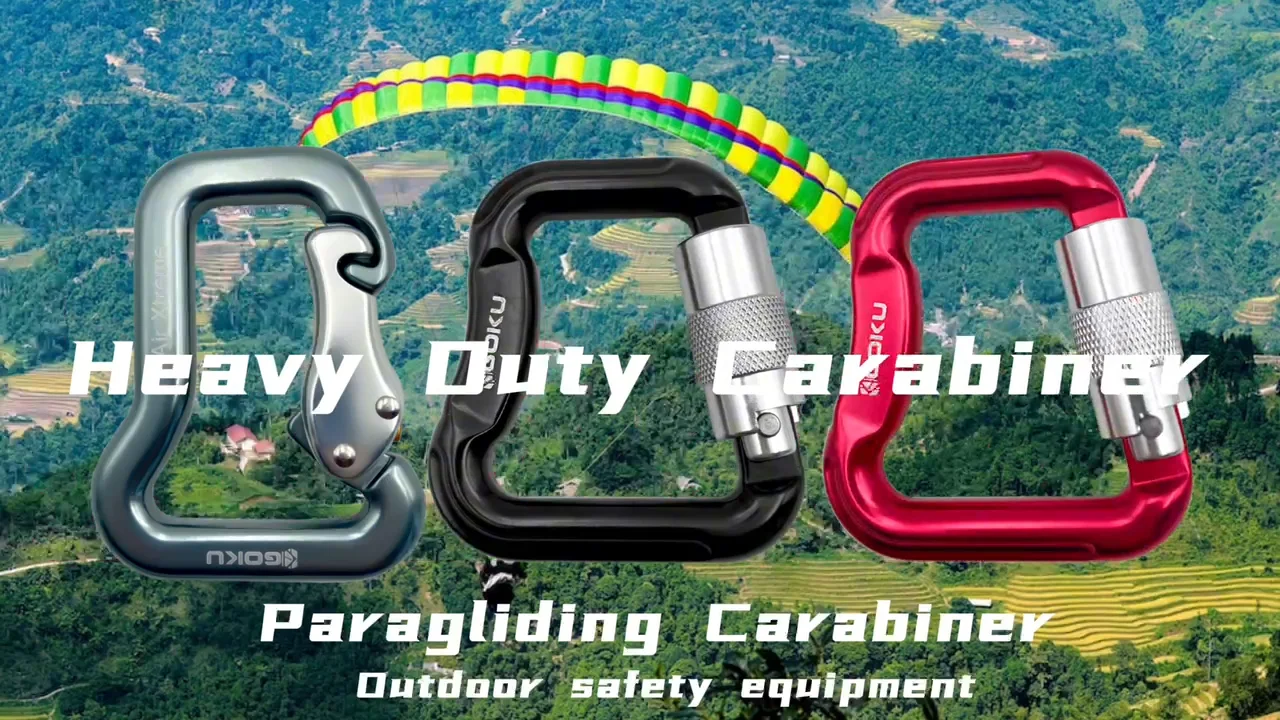 Outdoor Safety Rock Climbing Equipment Master Hook 20kn Paragliding ...