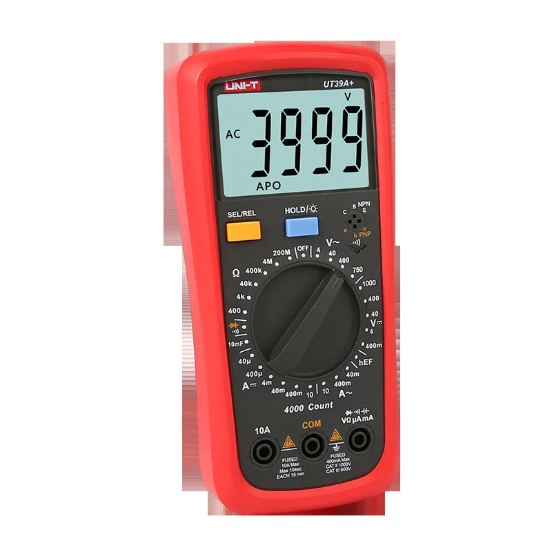 Uni-t Ut39a Digital Multimeter - Buy Household Maintenance Capacitor ...