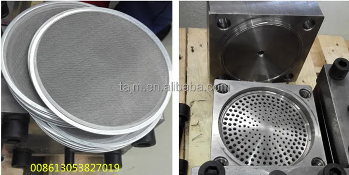 Wire Mesh Extruder Screen Packs For Polymer Melt Filters - Buy Extruder ...